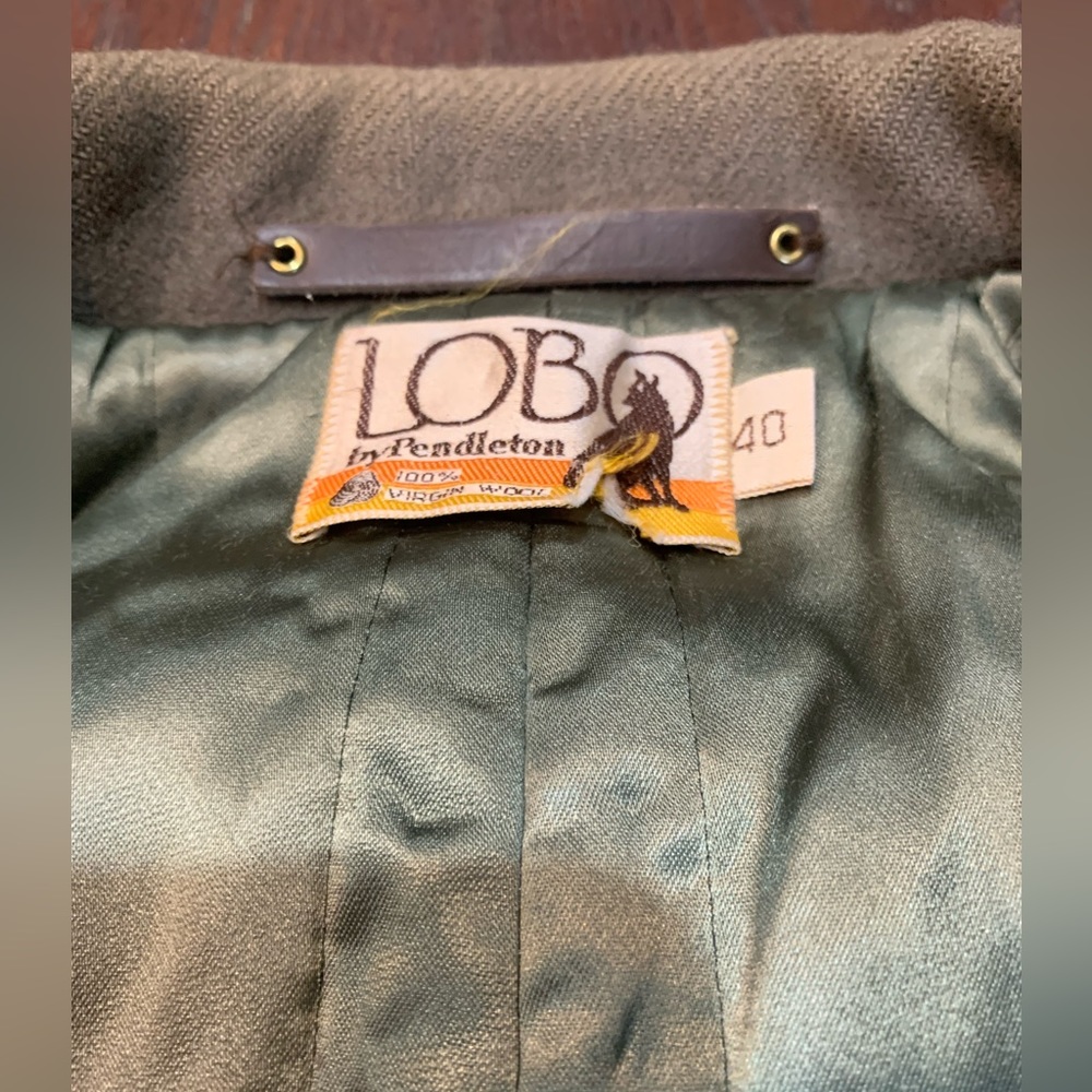 1970’s Vintage Lobo (Pendleton) Wool Jacket W/ Remova… - Gem